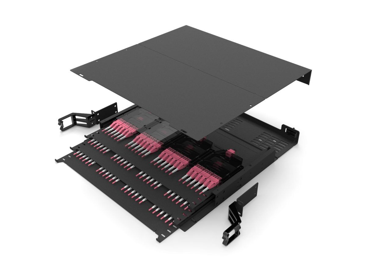 High-Density MPO/MTP-LC Patch Panel | 144F–576F Cassette