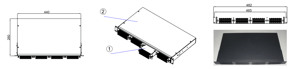 24 Core MPO/MTP Cassette | Fully Loaded Fiber Patch Module
