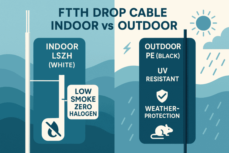 Unterschiede zwischen Glasfaserkabeln für den Innen- und Außenbereich ...